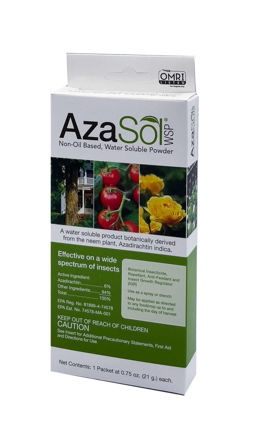 AzaSol WSP Botanical Insecticide - 0.75oz